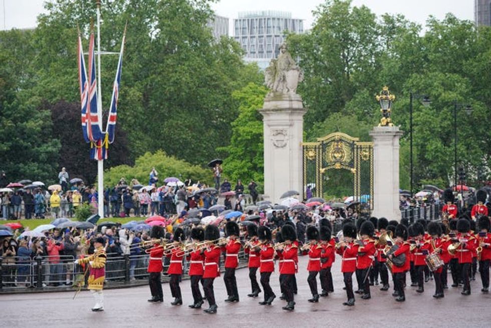 In Pictures: Military pomp of Trooping the Colour marks Kate’s return ...