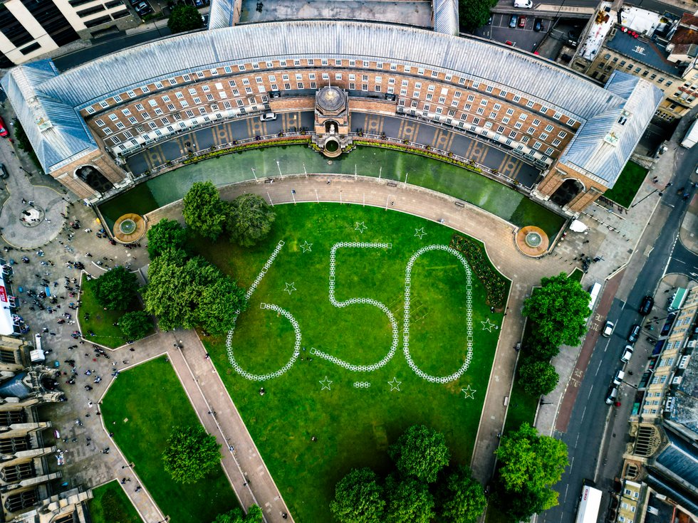 Giant hopscotch trails painted to celebrate 650 years of Bristol as a ...