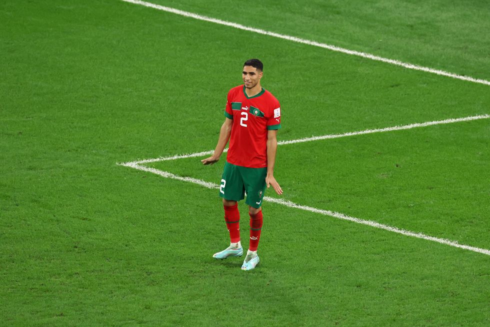 Achraf Hakimi's waddle celebration for Morocco explained | indy100 Achraf Hakimi's waddle celebration for Morocco explained | indy100
