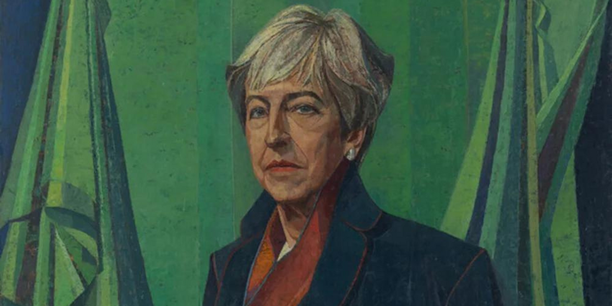 Theresa Mays Barnstorming Portrait Divides Opinion She Doesnt Deserve It Indy100