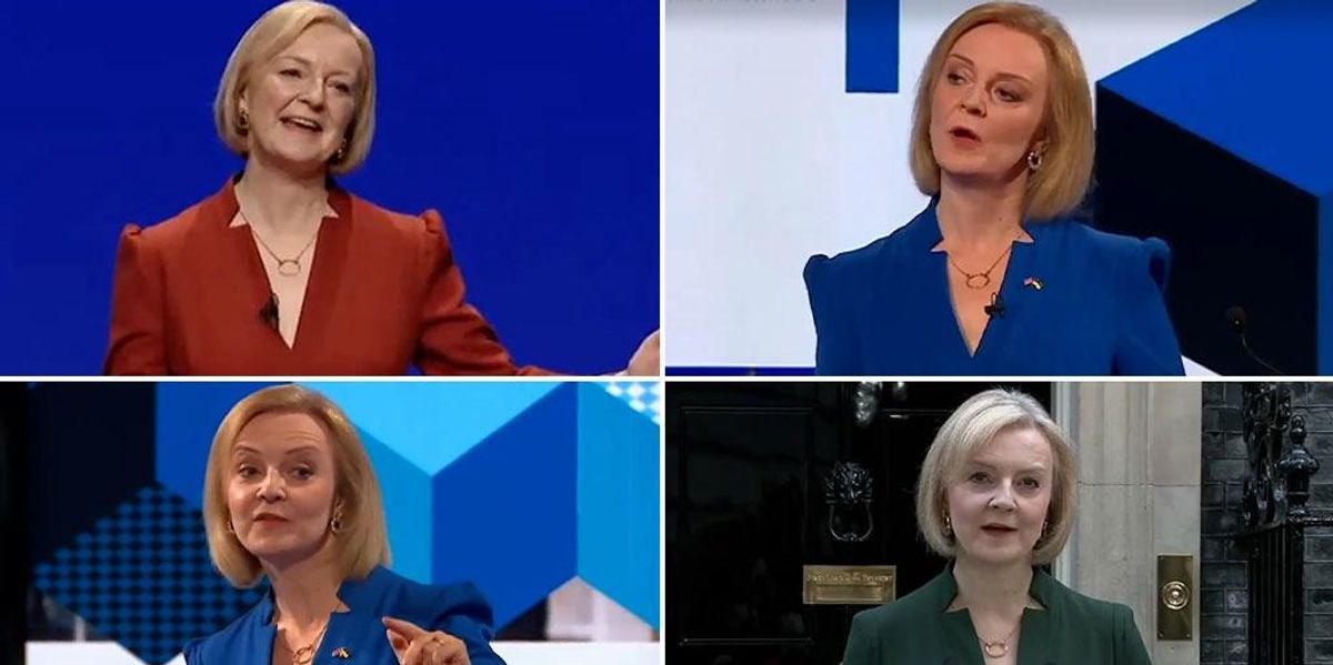 Three Times Liz Truss Wore The Same 180 Dress In Different Colours three-times-liz-truss-wore-the-same-180-dress-in-different-colours