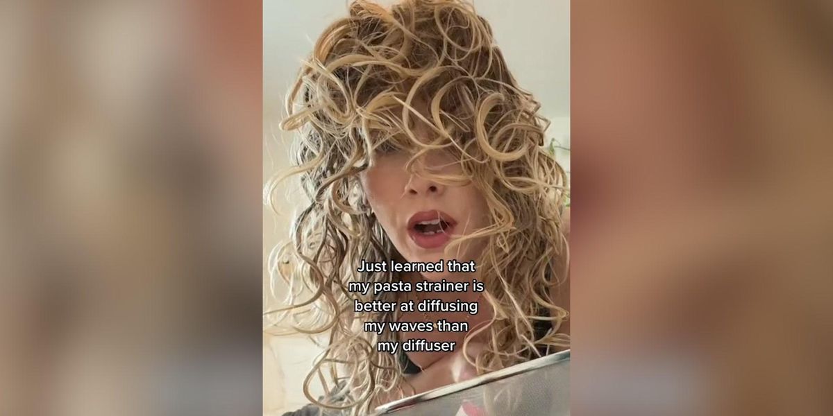 Curly Haired Tiktokers Have Discovered Kitchen Item Creates The Perfect Blow Dry Indy100